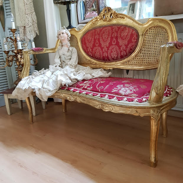 Victoriaans Bankje – Brocante Restyle
